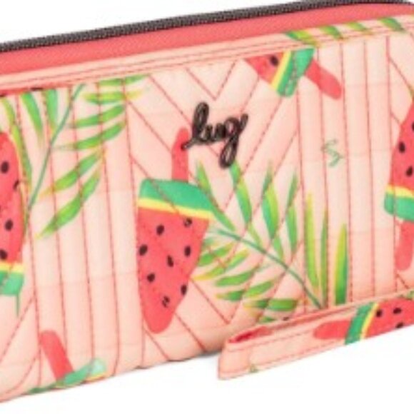 lug | Bags | Lug Straddle Wristlet Rfid Wallet Popsicle Pink | Poshmark